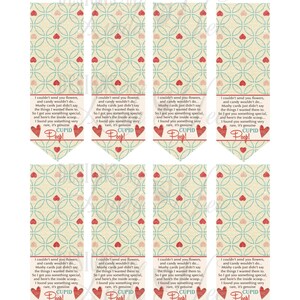 Tic Tac CUPID POOP POEM Valentine Printable Wrapper Party Package Craft ...