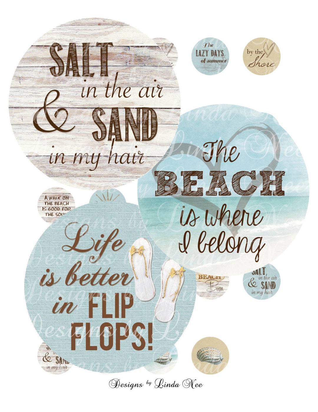 Seaside ~ FLIP FLOP Beach Girl - Life is Better in Flip Flops (25 Mm ...