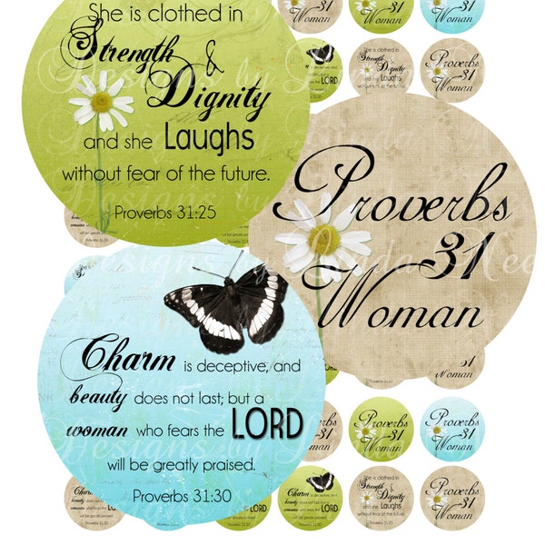 Proverbs Digital Stickers - Etsy