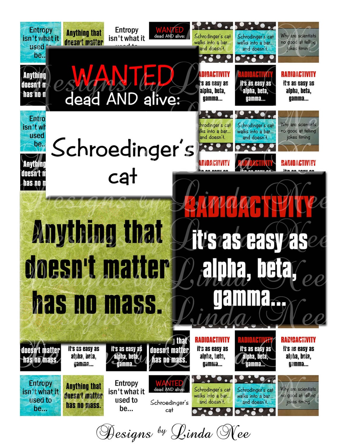 NEW Science Geek 2 .75 X .83 Scrabble Inch Images Digital - Etsy