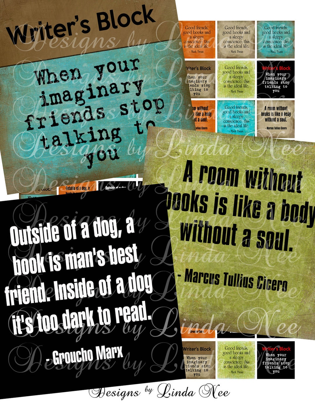 NEW- BOOK Writing Quotes (.75 X .83 Scrabble) Images Sale - Digital ...