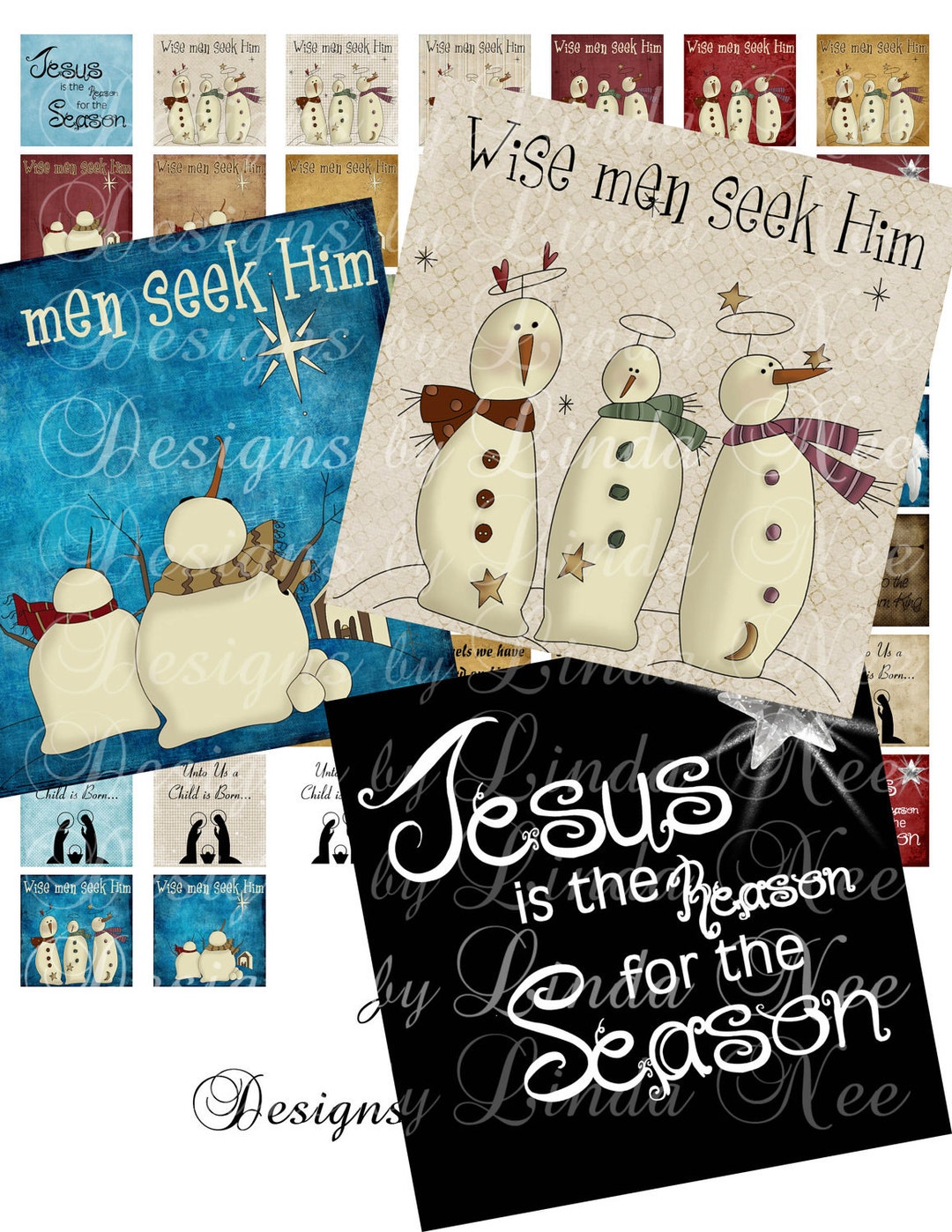 Instant Download - JESUS is the REASON for the Season Christian (.75 X ...
