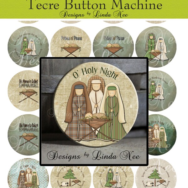 Nativity Buttons - Etsy UK