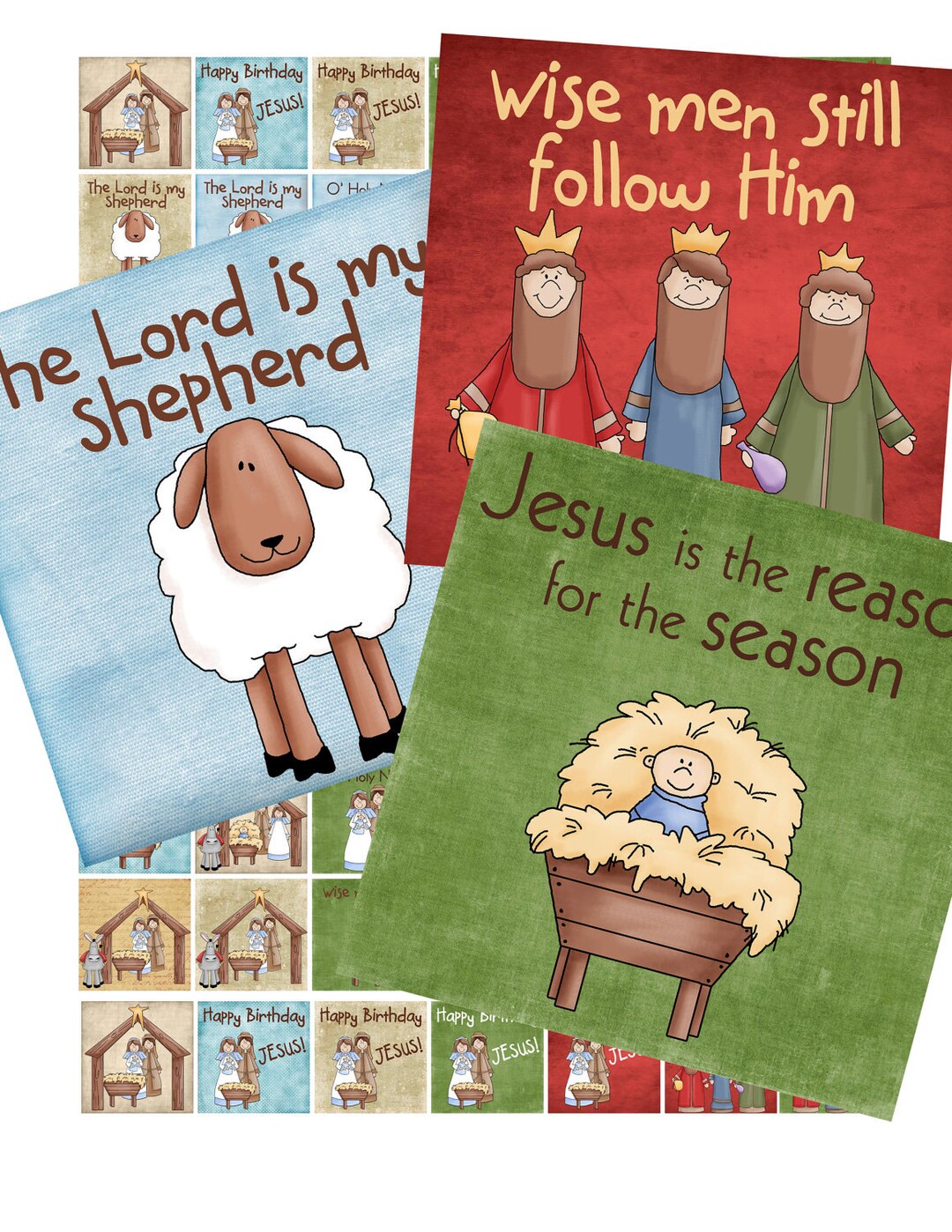 Instant Download - Christmas Nativity JESUS is the REASON for the ...