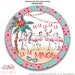 Christmas Flamingo Wreath Sign, Fa La La Mingo Sign, Beach PNG ...