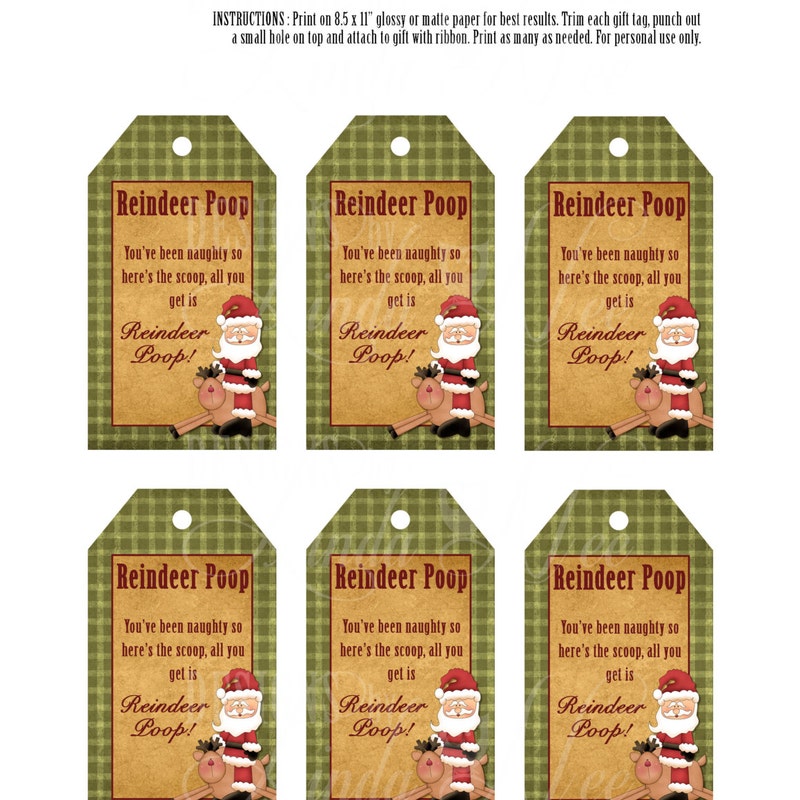 Reindeer Poop - Etsy