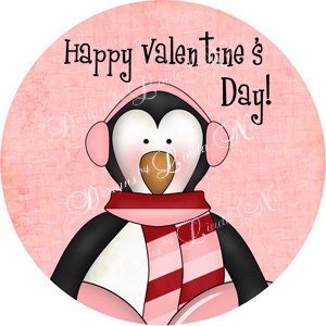 Instant Download - Valentine's Day Penguin and Snowmen Melt My Heart ...