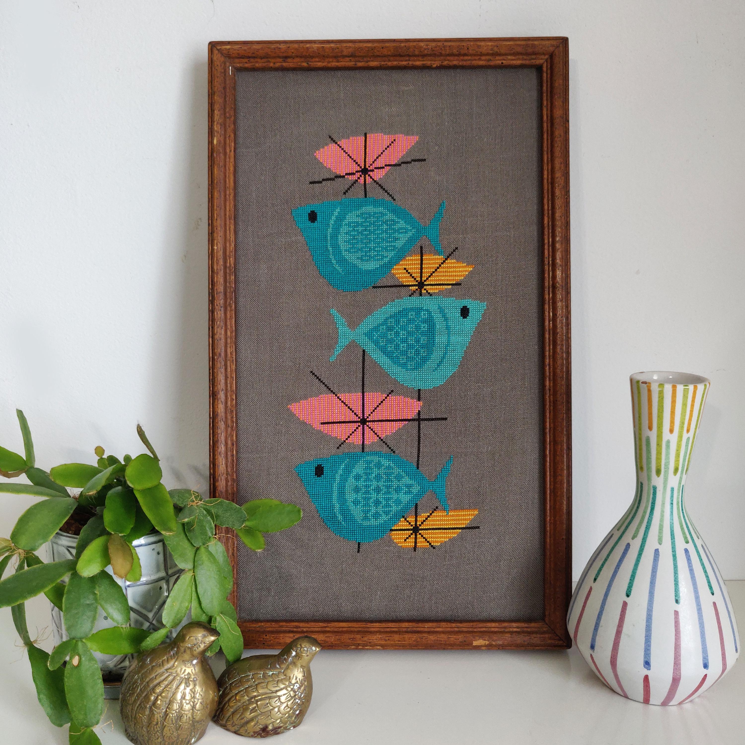Atomic Fish - PDF Digital Cross Stitch Pattern S004 - Etsy