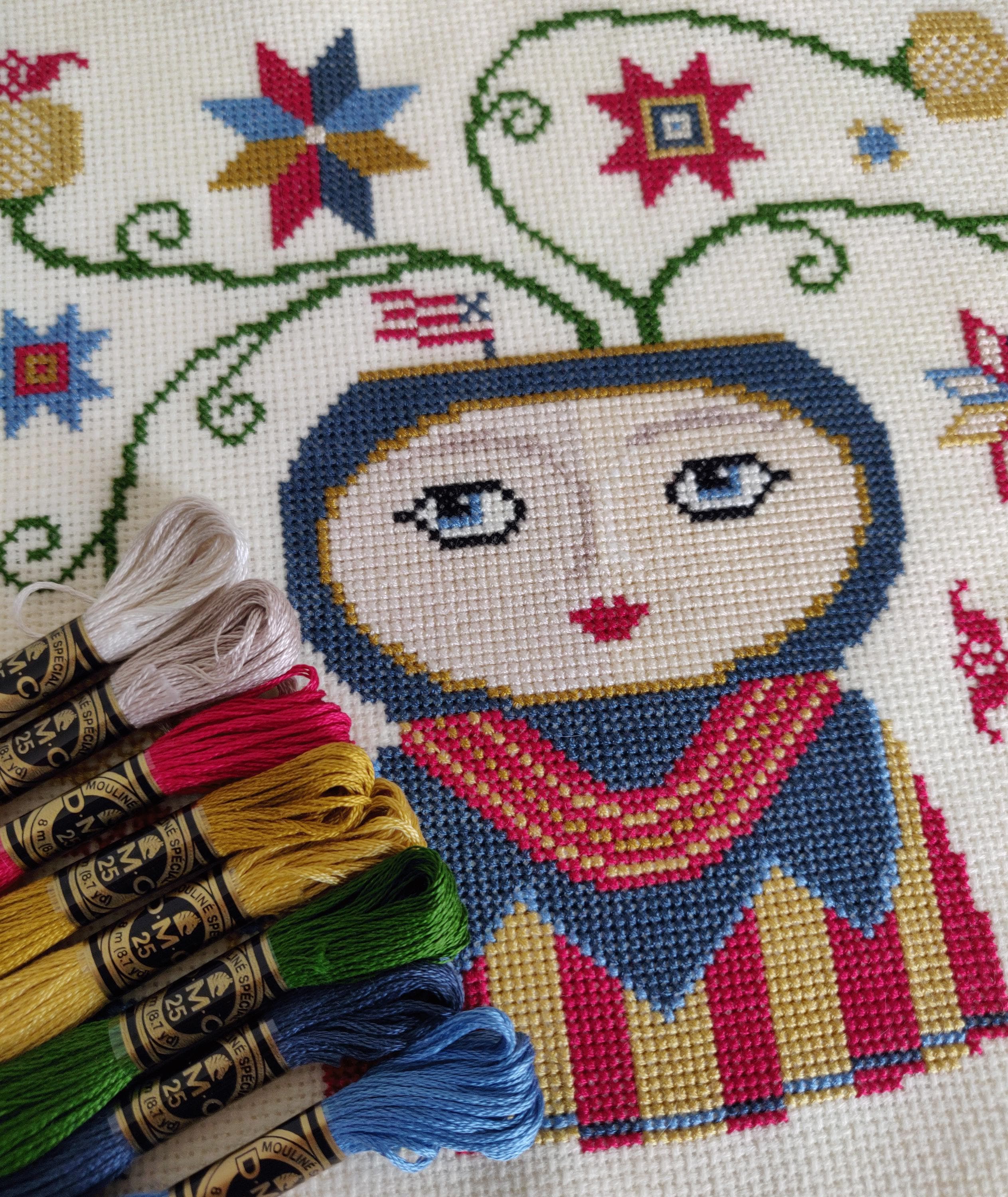 Well Hello Ruby - PDF Digital Cross Stitch Pattern S001 - Etsy