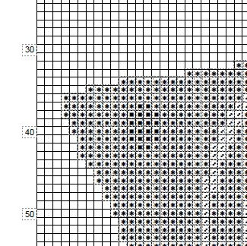 Atomic Fish - PDF Digital Cross Stitch Pattern S004 - Etsy