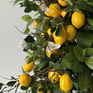 Citrus Arbor Garland, Faux Lemon Decor, Decorative Fruit Arch, Spring ...