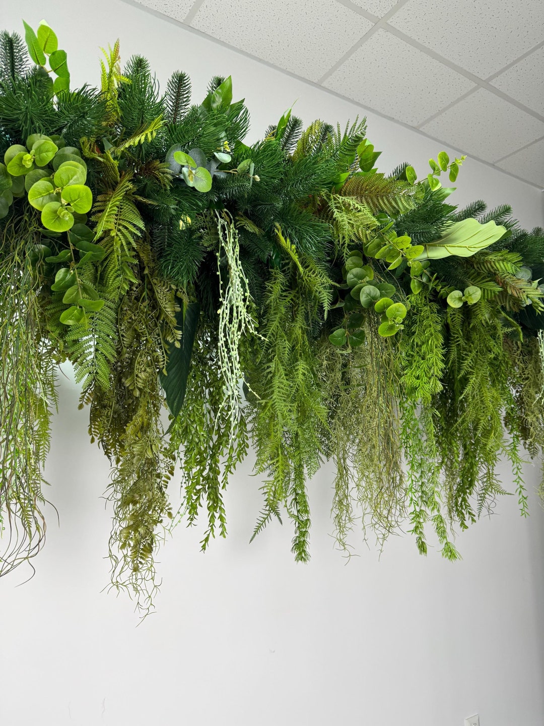 Greenery Event Decor, Silk Artificial Greenery Garland, Greenery ...