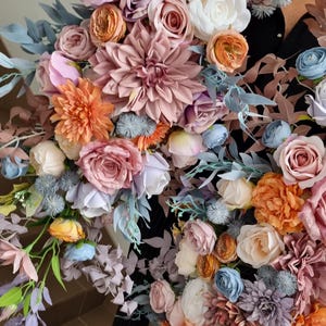 Neutral Fall Flower Arrangement, Autumn Perennial Flowers, Peony ...