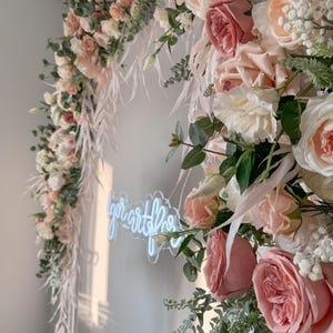 Flower Arch Stand, Wedding Aisle Decor, Floral Centerpiece, White and ...