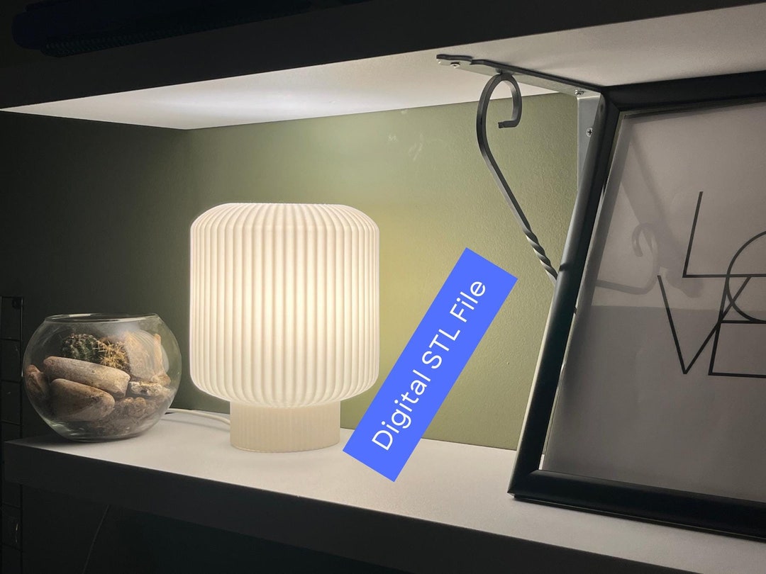 3D Printable Modern Table Lamp STL Desk Lamp for Modern Home Office ...