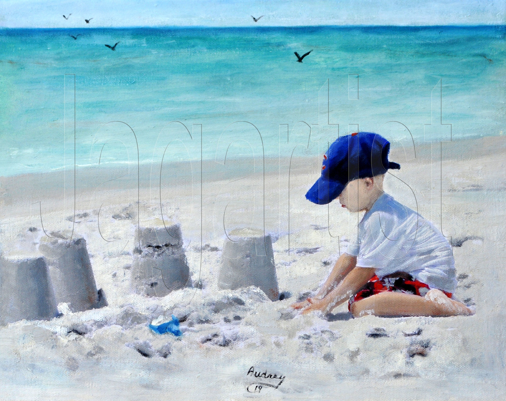 Beach Scene For Kids
