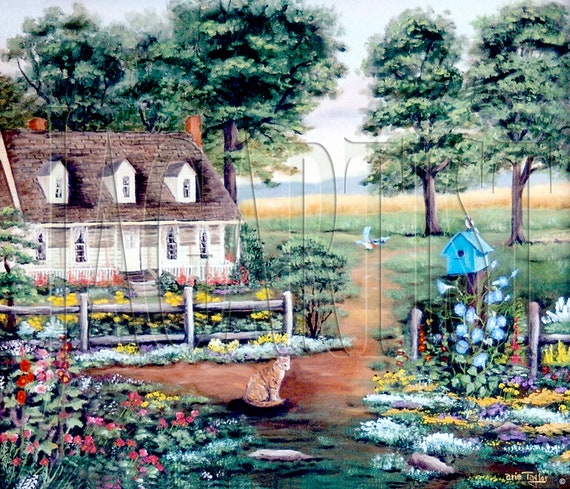 Primitive Landscape Paintings