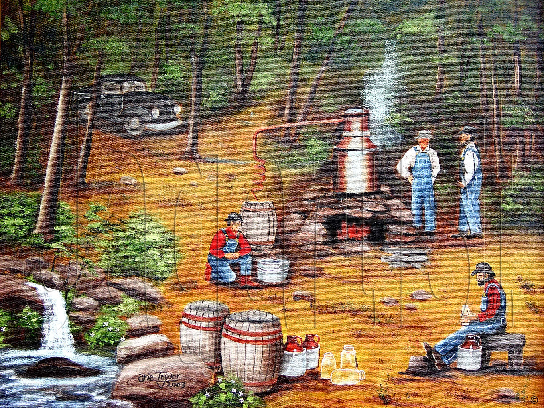 Moonshine Girls Drawings