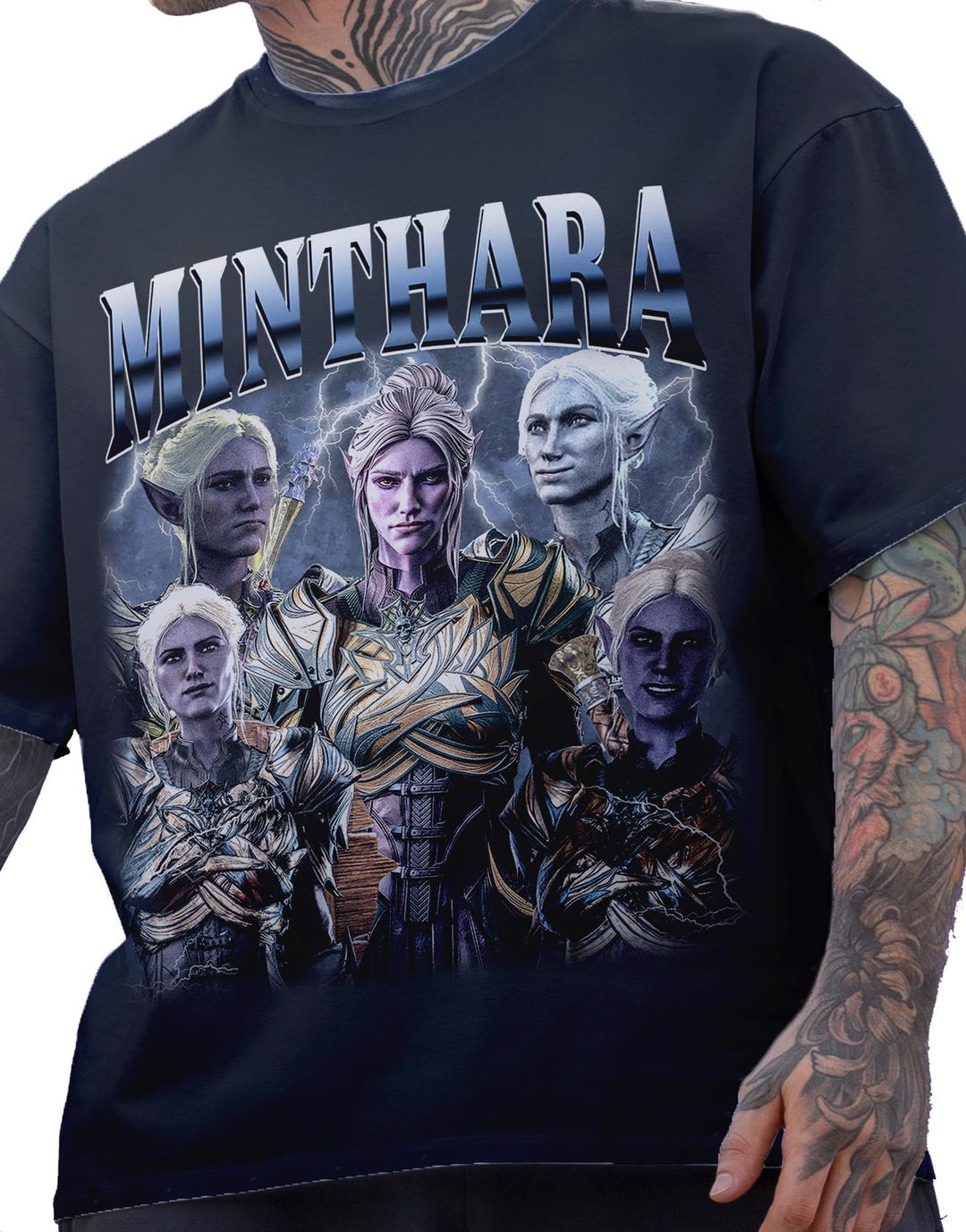 Limited Minthara Baldurs Gate 3 Vintage T-shirt, Gift for Man and Women ...