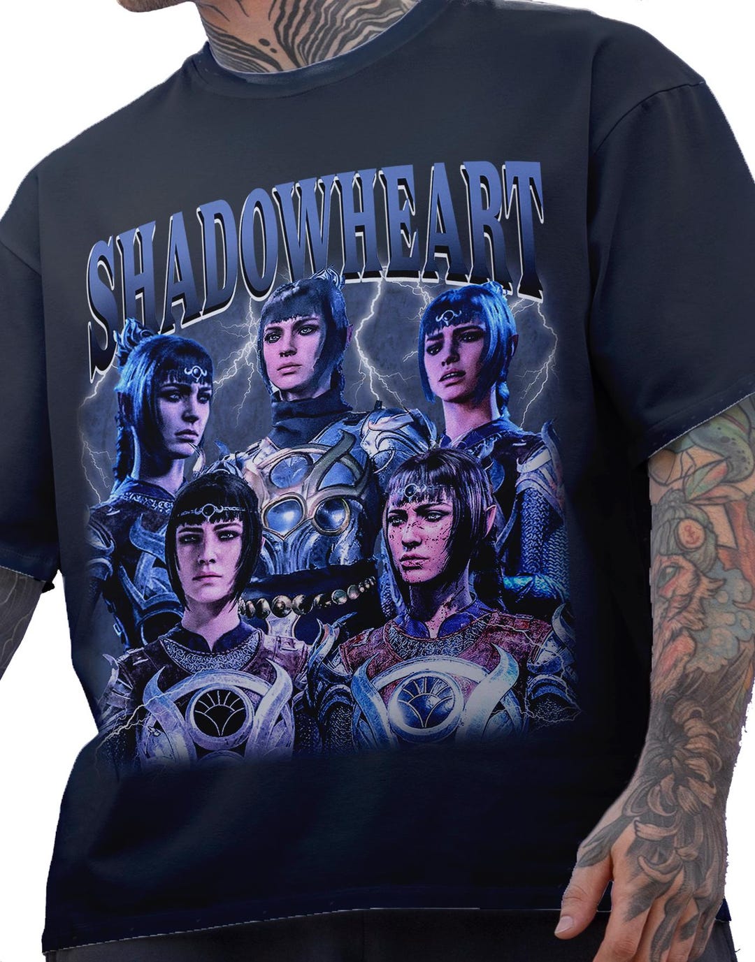 Limited Shadowheart Baldurs Gate 3 Vintage T-shirt, Shadowheart Shirt ...