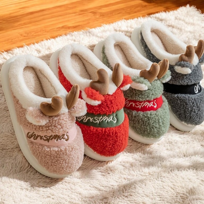 Christmas Slippers - Etsy