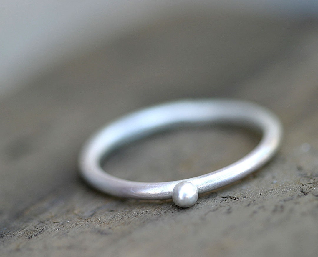 Pebble Ring Simple Stacking Ring (E0228) - Etsy