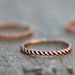 Twisted Copper Stacking Rings (E0266) - Etsy