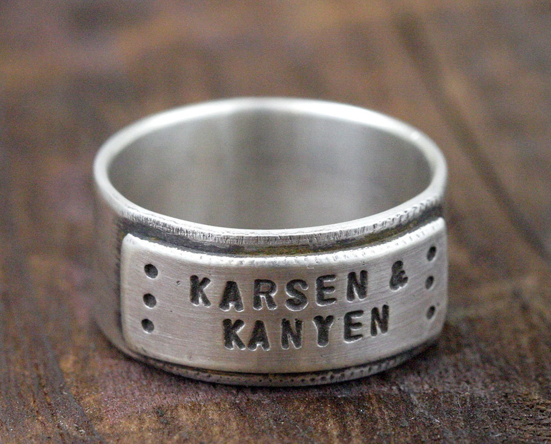 Personalized Daddy Ring (E0234) - Etsy