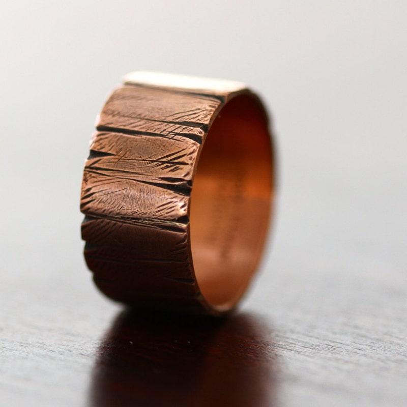 Tree Bark Ring - Etsy