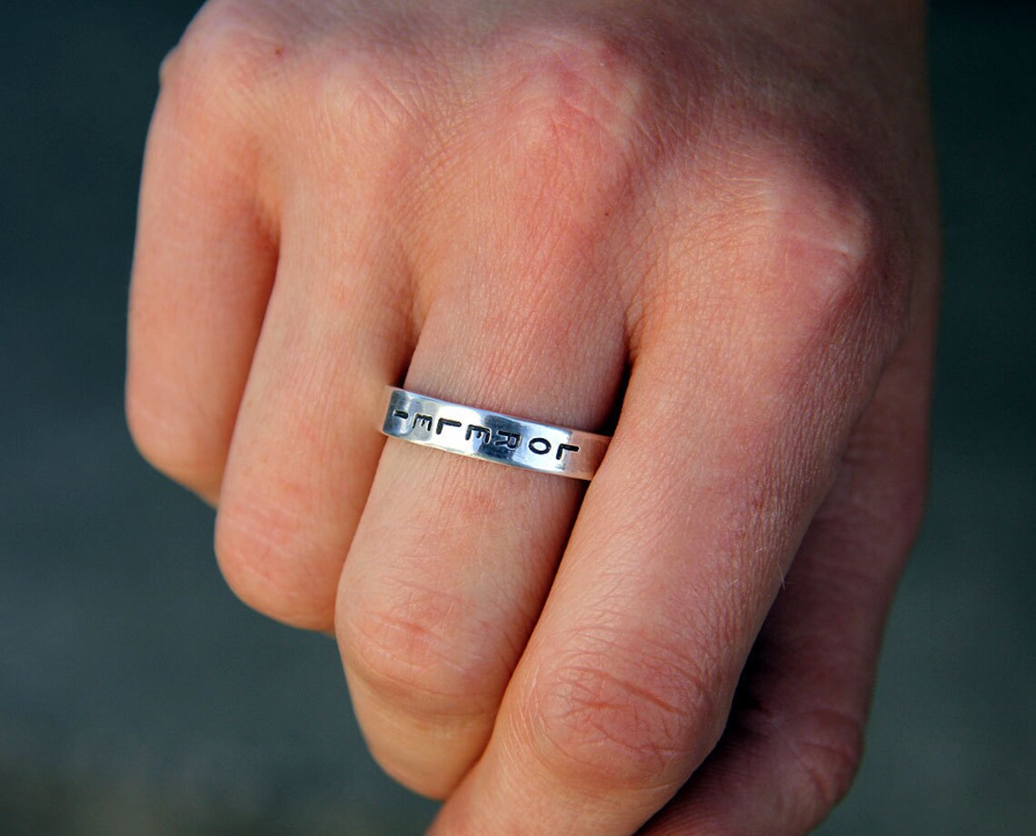 Personalized Dad Ring E0233 - Etsy
