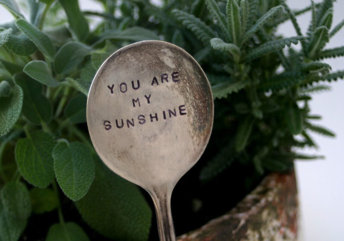 Joy Spoon Marker Vintage Stamped Silverware (E0202) - Etsy