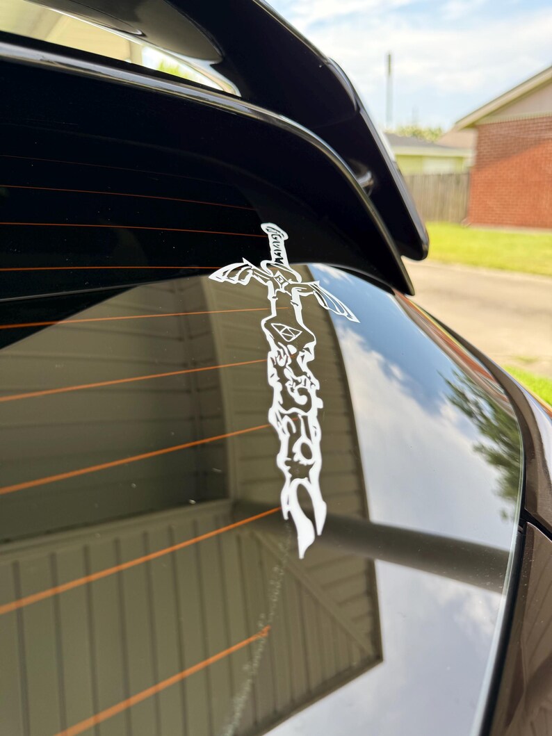 Decayed Master Sword Vinyl Decal - Etsy
