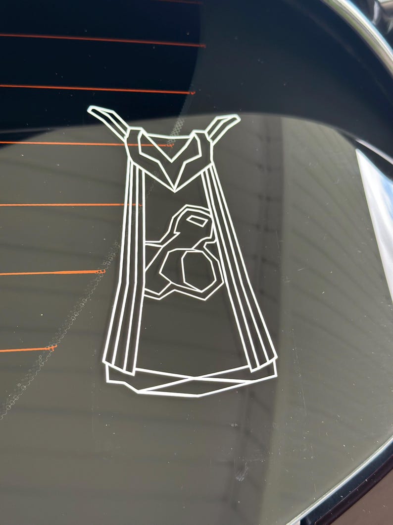 Skill Cape Vinyl Window Decal - Old School Runescape *ALL SKILLS ...