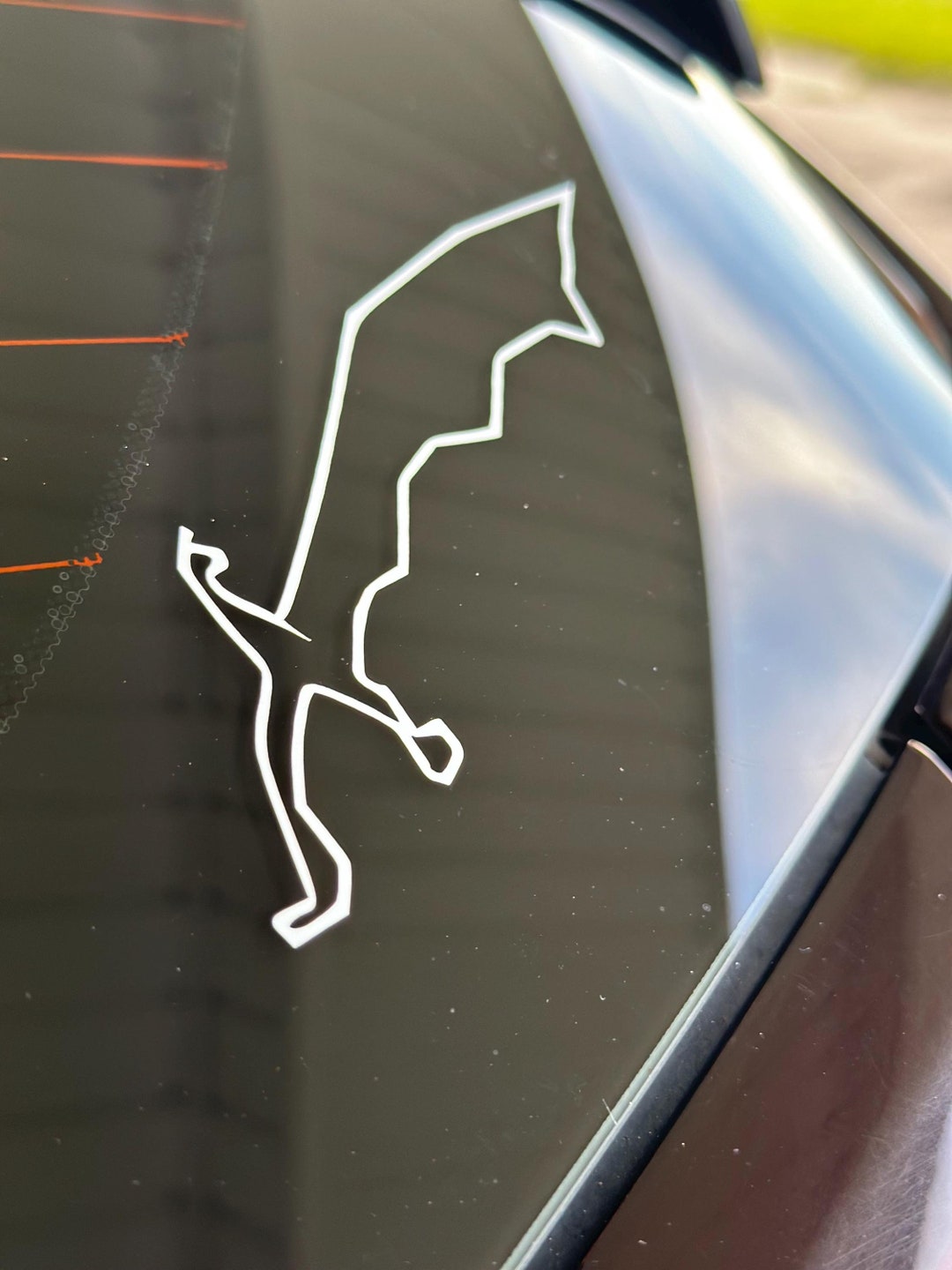 Dragon Scimitar Vinyl Window Decal - Old School Runescape - Etsy
