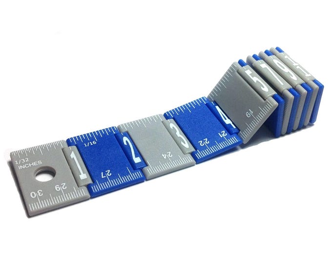 Ultimate Folding Ruler, Compact Ruler, Travel Ruler, 55172 , Beading ...