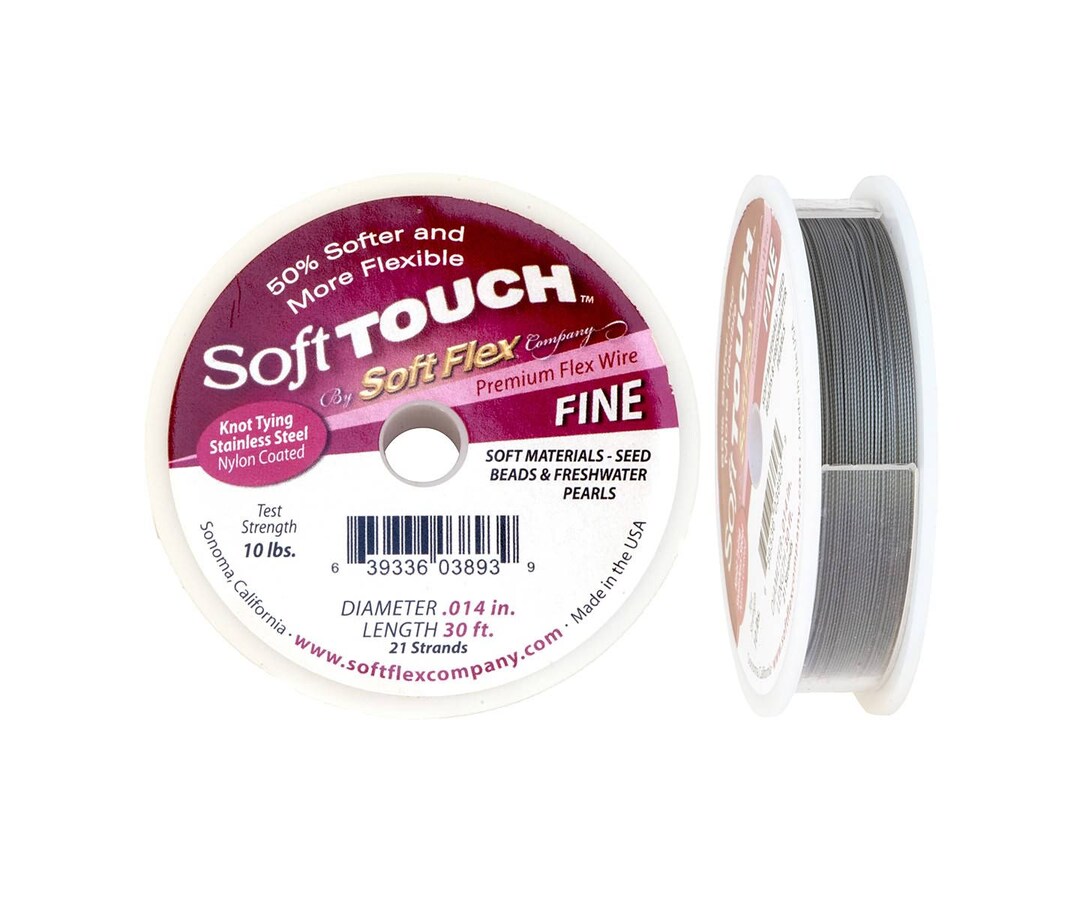 Soft Touch by Soft Flex Beading Wire .014 Inch 30 Foot Satin - Etsy
