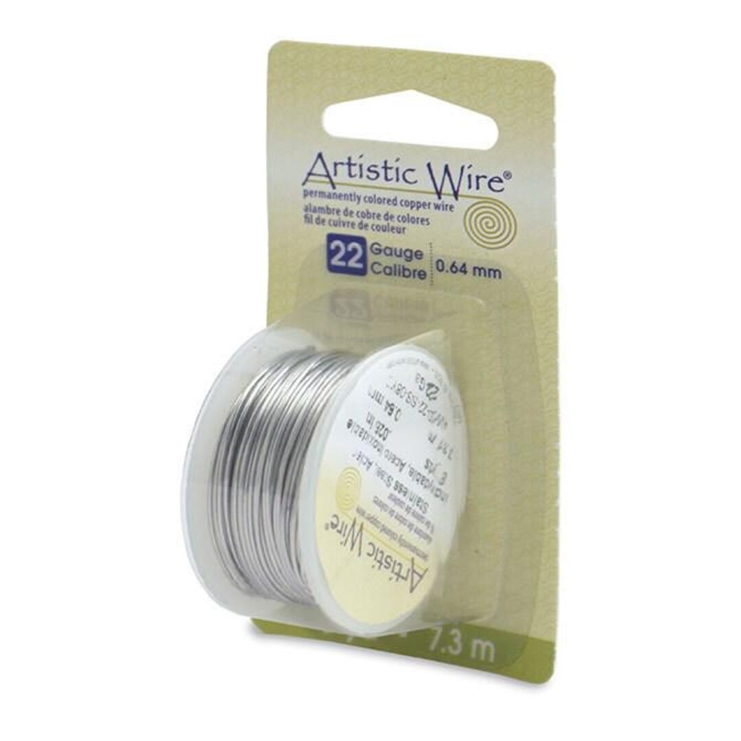 Artistic Wire 22 Gauge Stainless Steel With Dispenser 43119 Round 8 ...