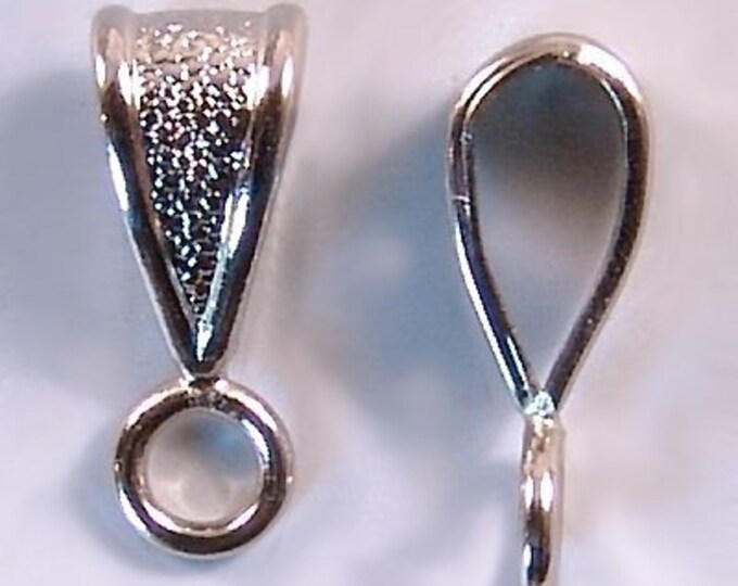 Small Bails Closed Loop Silvertone 42429 24 Silver Color Bails ...