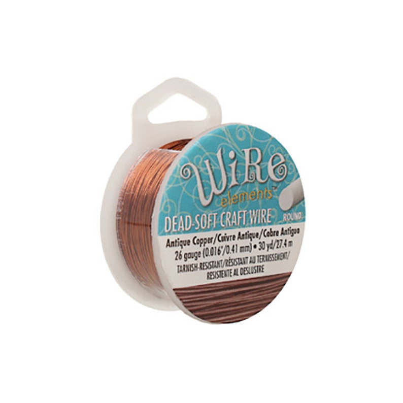 Antique Copper Color Wire Beadsmith 26 Gauge 30yd Spool 41654 - Etsy
