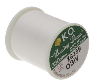 K.O. Beading Thread, Baby Pink Japanese Beading Thread 43334 55 Yds ...