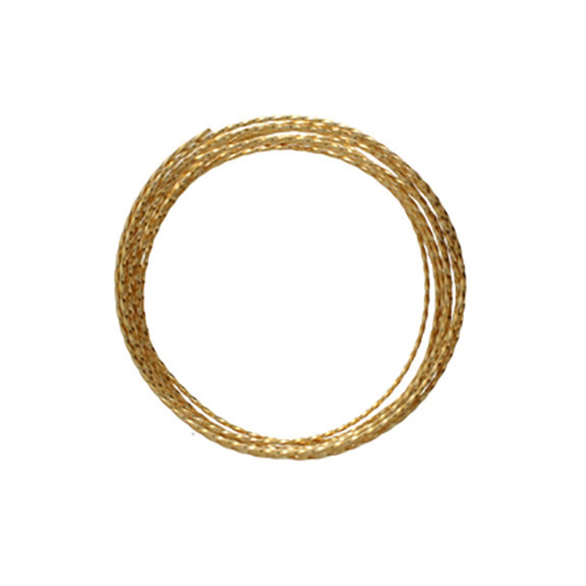 Twisted Square 18 Gauge Gold Color Wire 8ft 41965 Beadsmith - Etsy