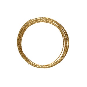 Twisted Square 18 Gauge Gold Color Wire 8ft 41965 Beadsmith - Etsy