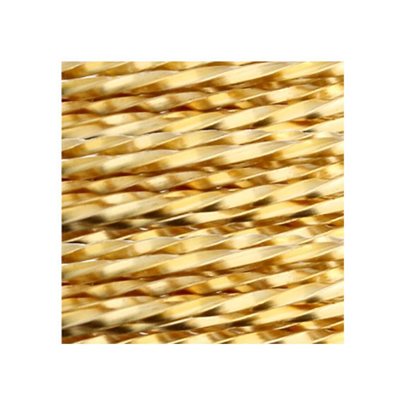 Twisted Square 18 Gauge Gold Color Wire 8ft 41965 Beadsmith - Etsy