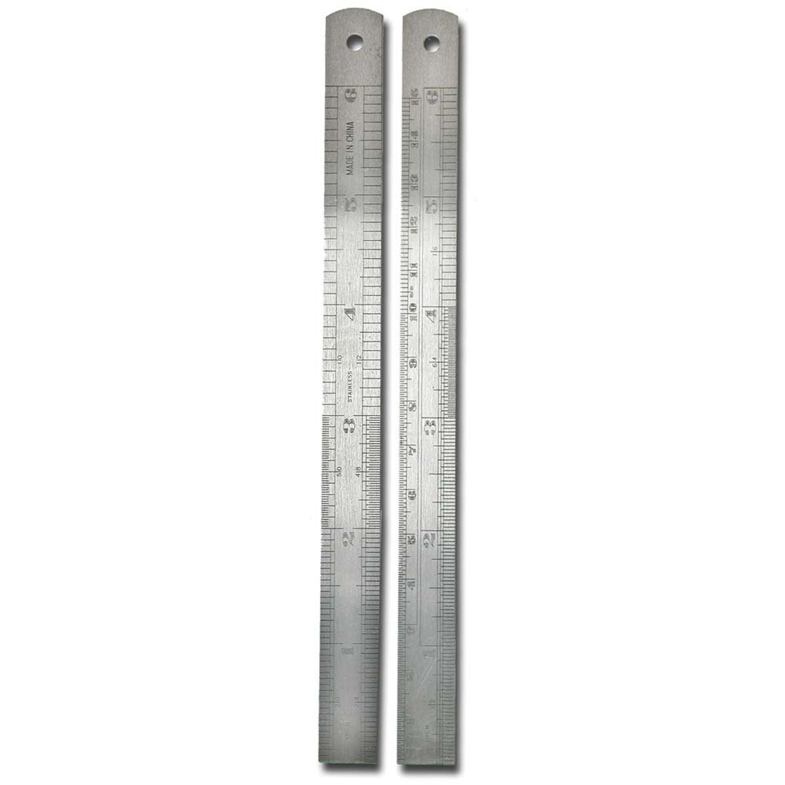 6 Inch Metal Rulers Inches & Metric Ruler 55247 2 Compact - Etsy