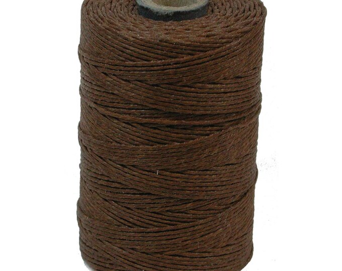 Irish Waxed Linen Thread Walnut Brown 43662 50gr, 100yds, Crawford ...
