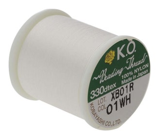 K.O. Beading Thread, Gold Japanese Beading Thread 43329 55 Yds, KO ...