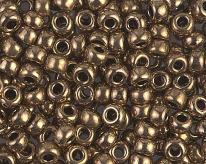 Miyuki Seed Beads 6/0 Metallic Bronze 6-457 20g in Tube, Glass Seed ...
