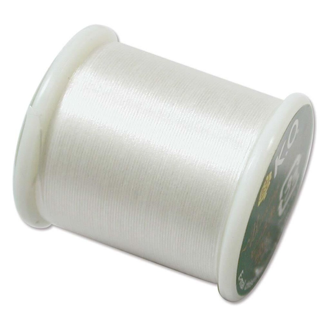K.O. Beading Thread, Ivory Japanese Beading Thread 43323 55 Yds, KO ...
