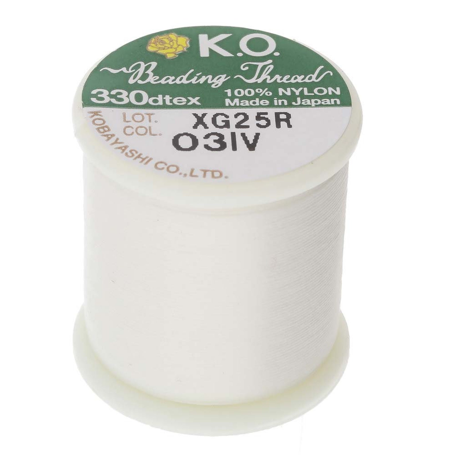 K.O. Beading Thread Ivory Japanese Beading Thread 43323 55 - Etsy