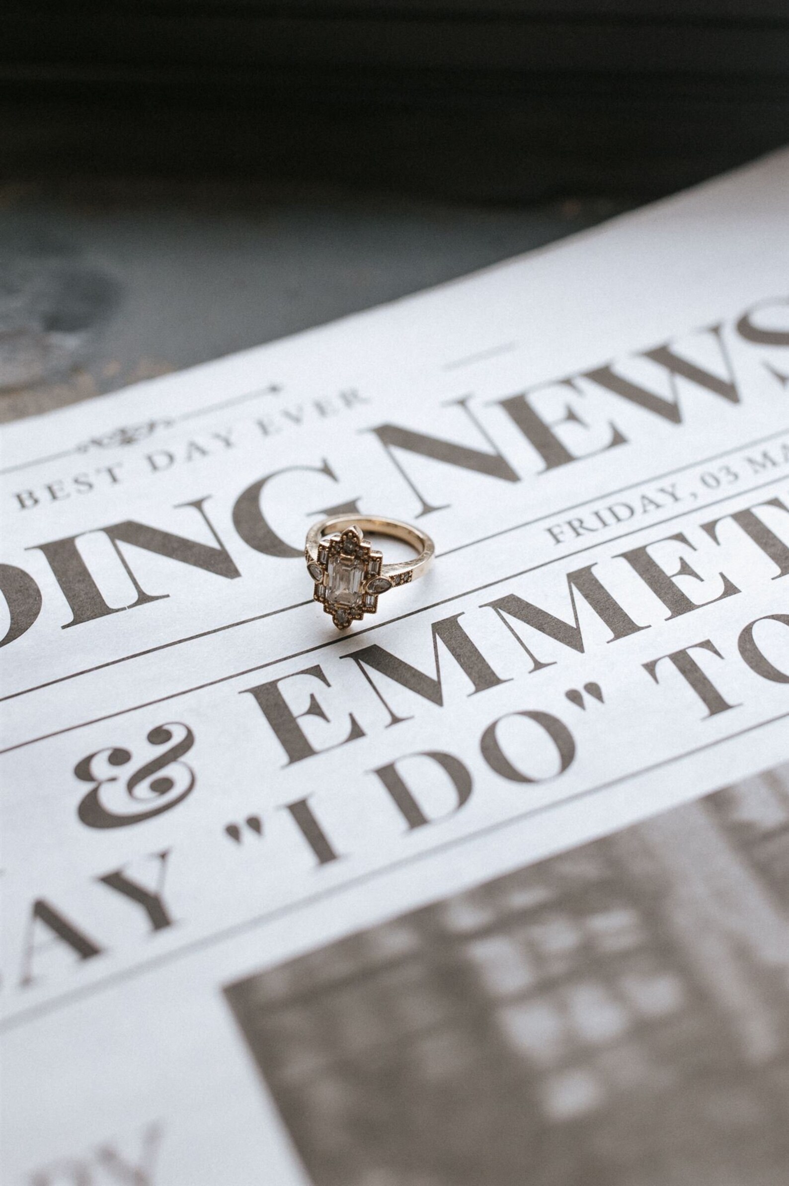 Classy, High End Wedding Newspaper Program 8 Page Tabloid Size. Luxury ...